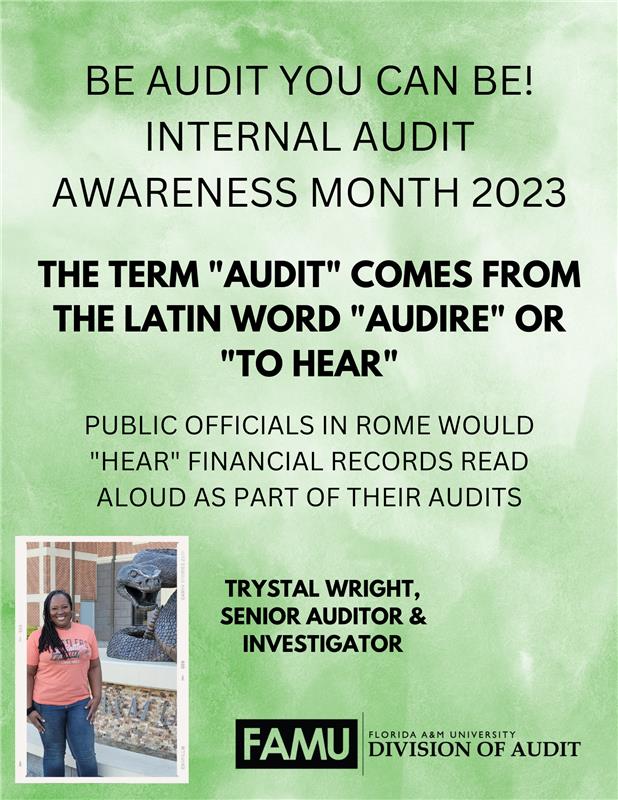 Internal Audit Awareness Month